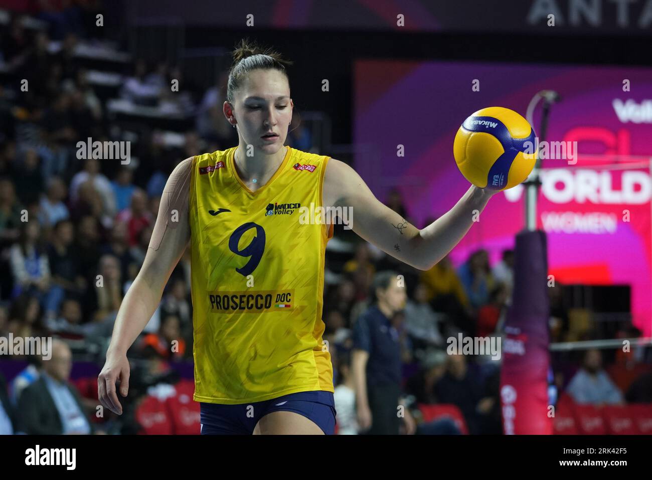 ANTALYA, TURKIYE - DECEMBER 17, 2022: Marina Lubian in Imoco Volley ...