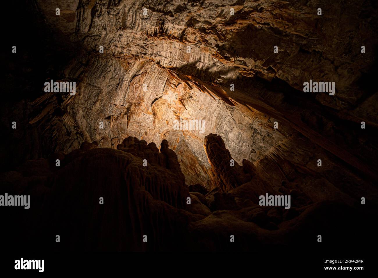 Cabrespine Giant Chasm grotto Stock Photo - Alamy