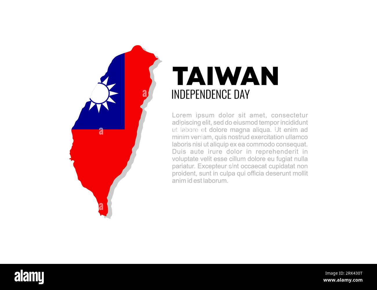 Taiwan independence day background banner poster for national ...