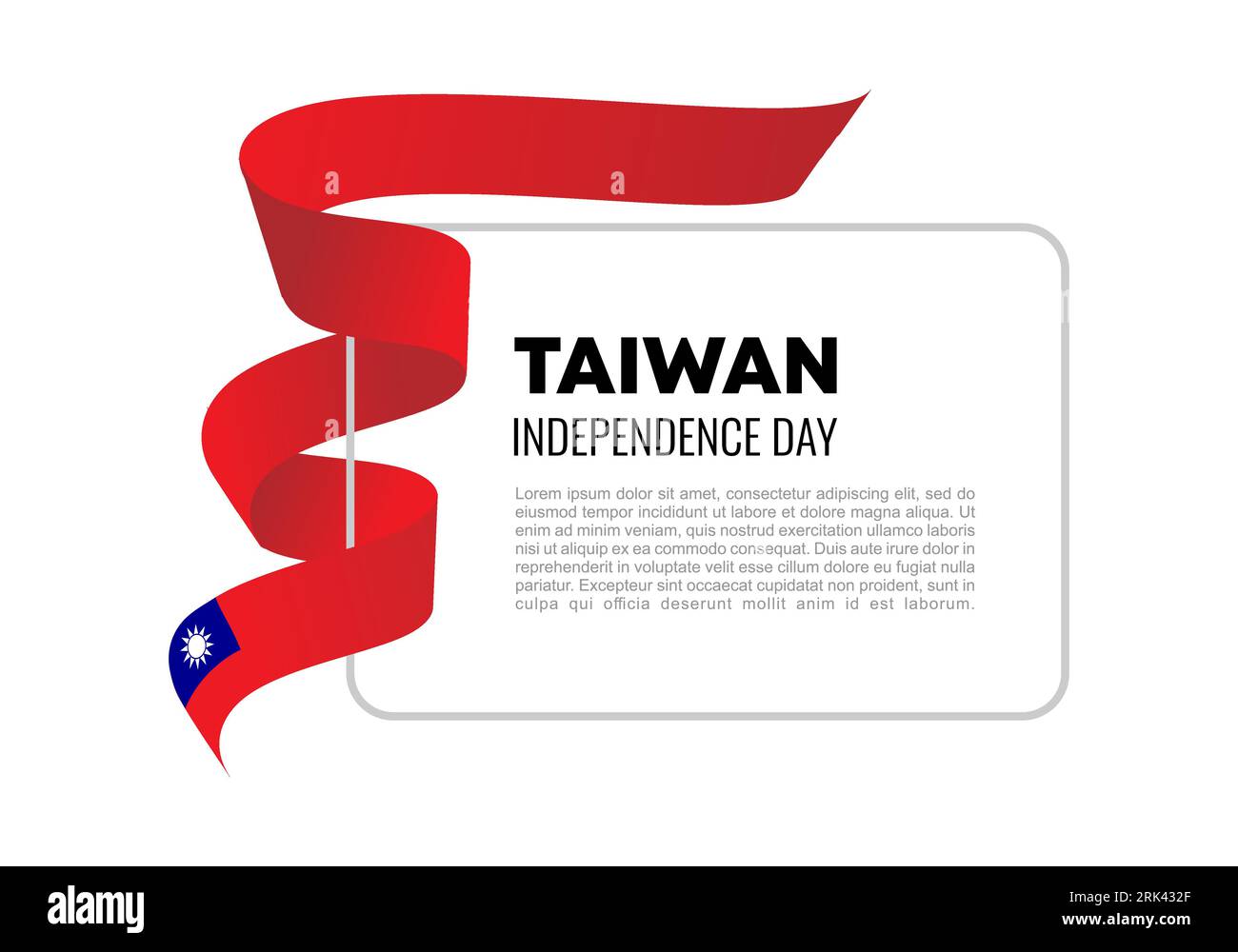 Taiwan independence day background banner poster for national ...