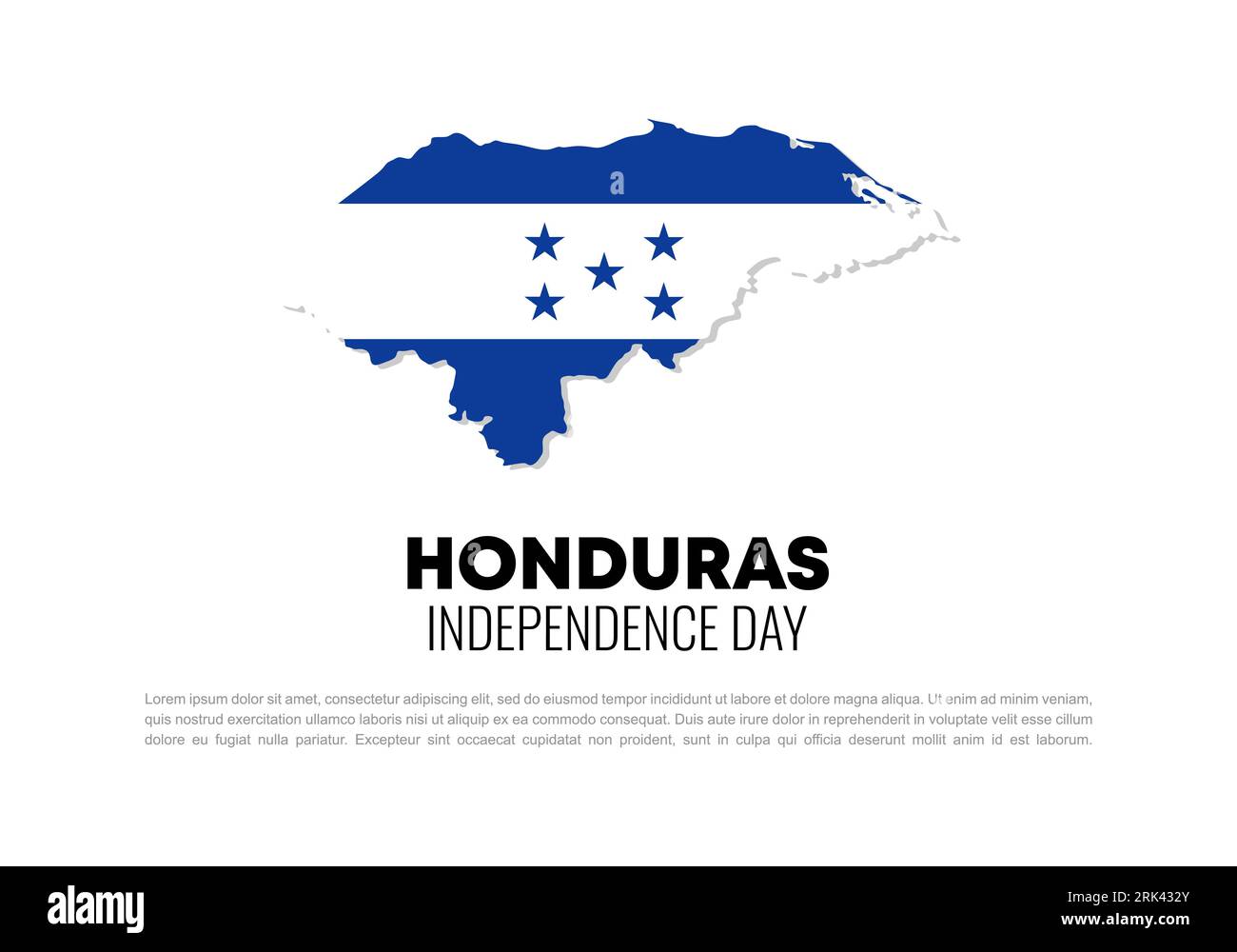 Honduras independence day background banner poster for national ...