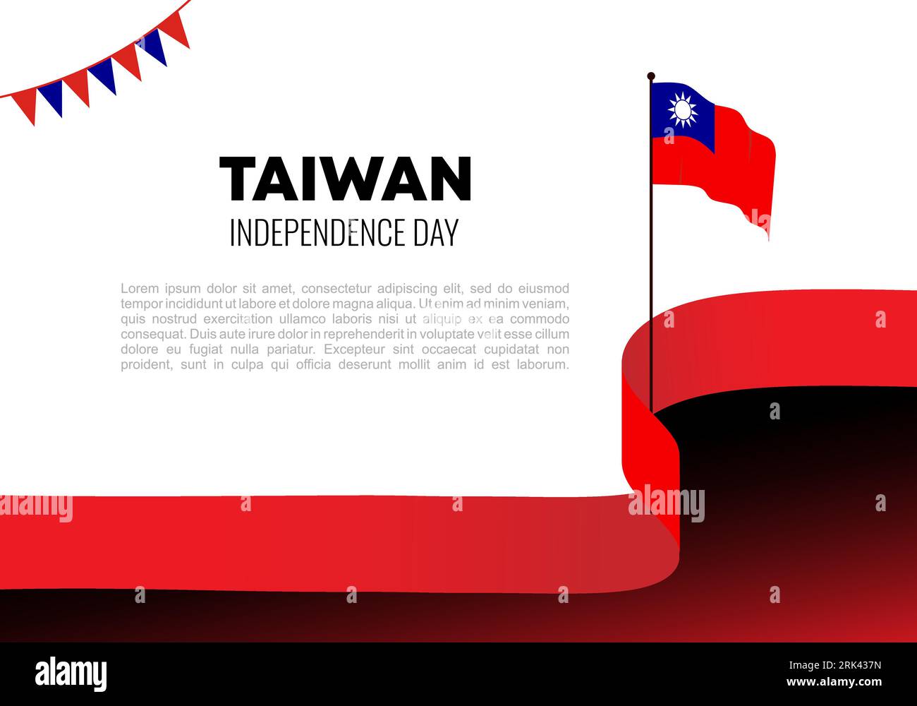 Taiwan independence day background banner poster for national ...