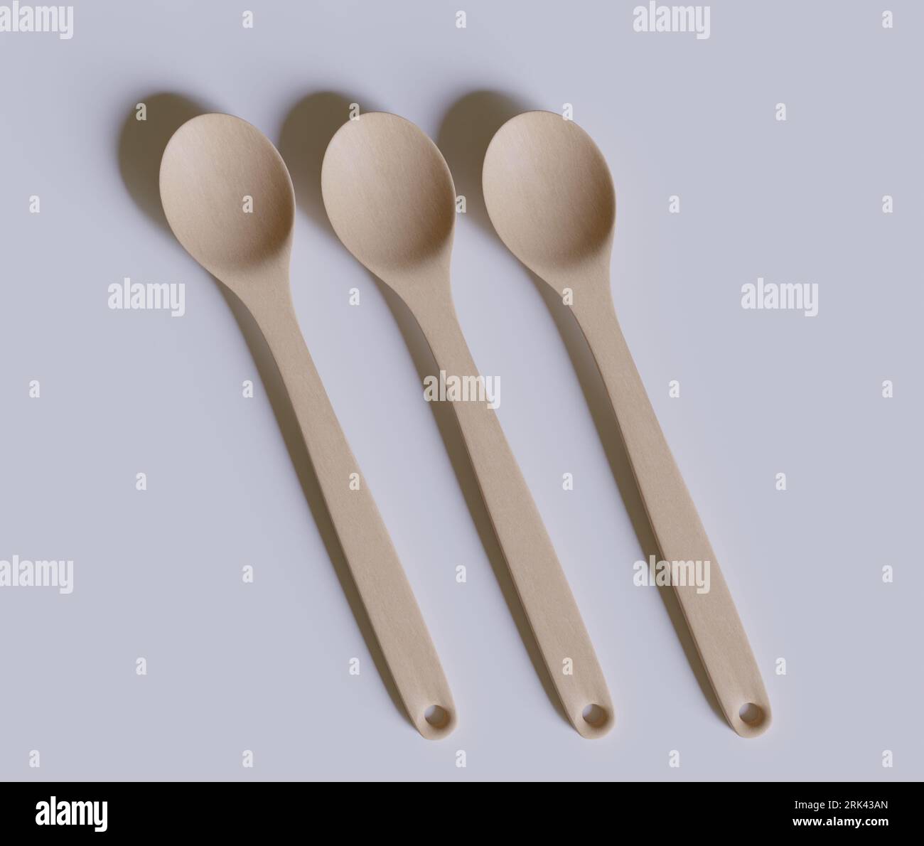 Spoon realistic render with with a wood texture modelling and rendering ...