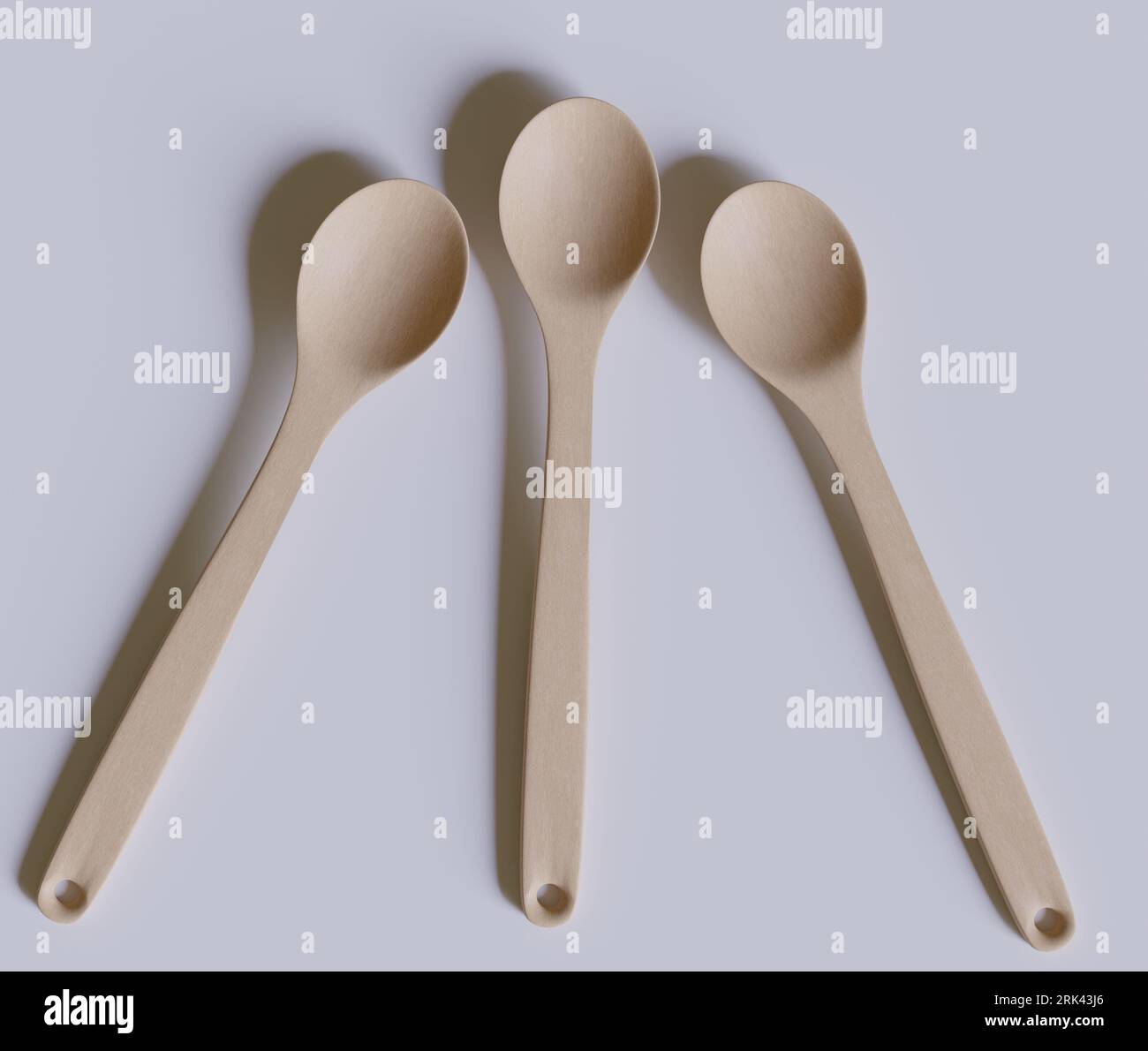 Spoon realistic render with with a wood texture modelling and rendering ...