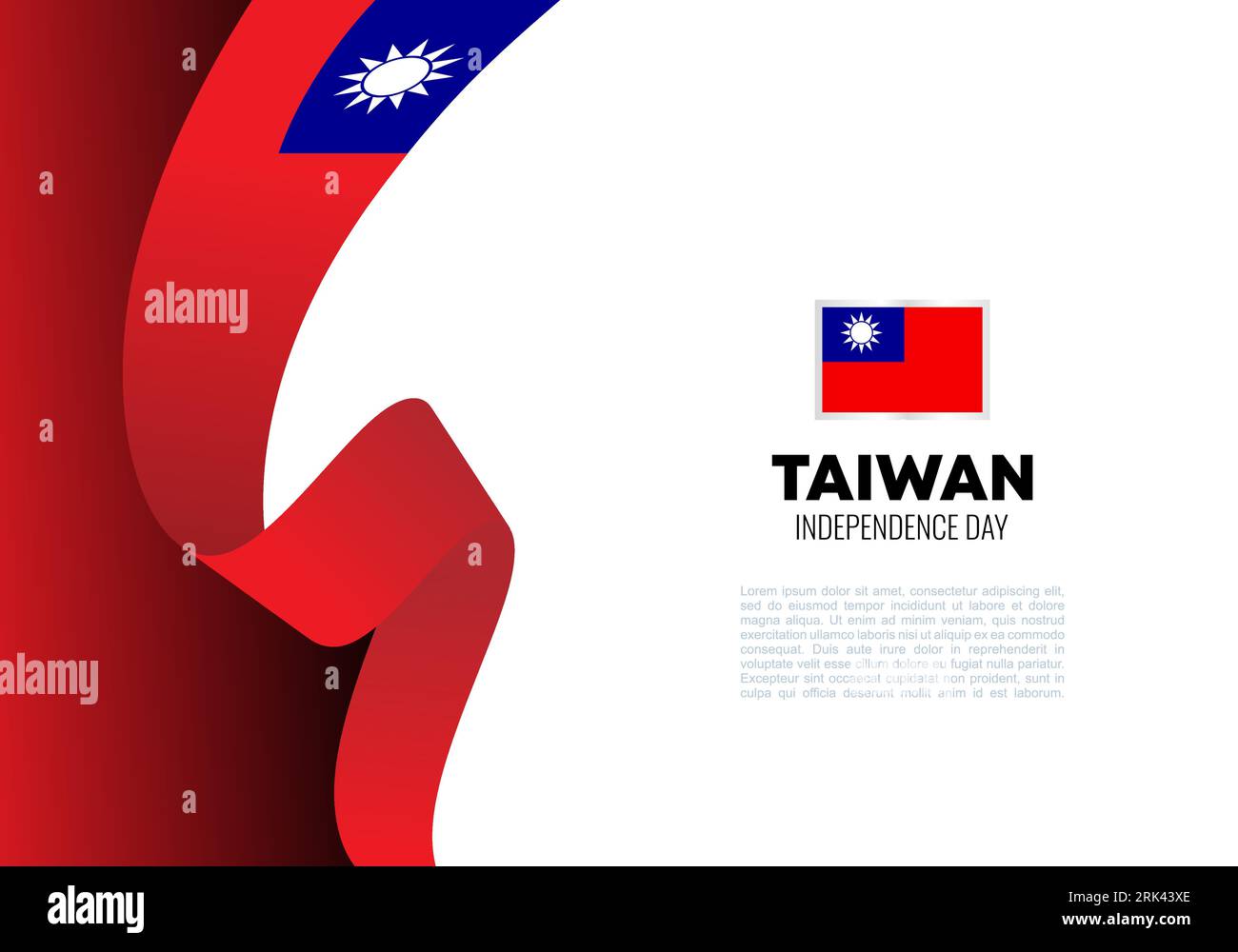 Taiwan independence day background banner poster for national ...