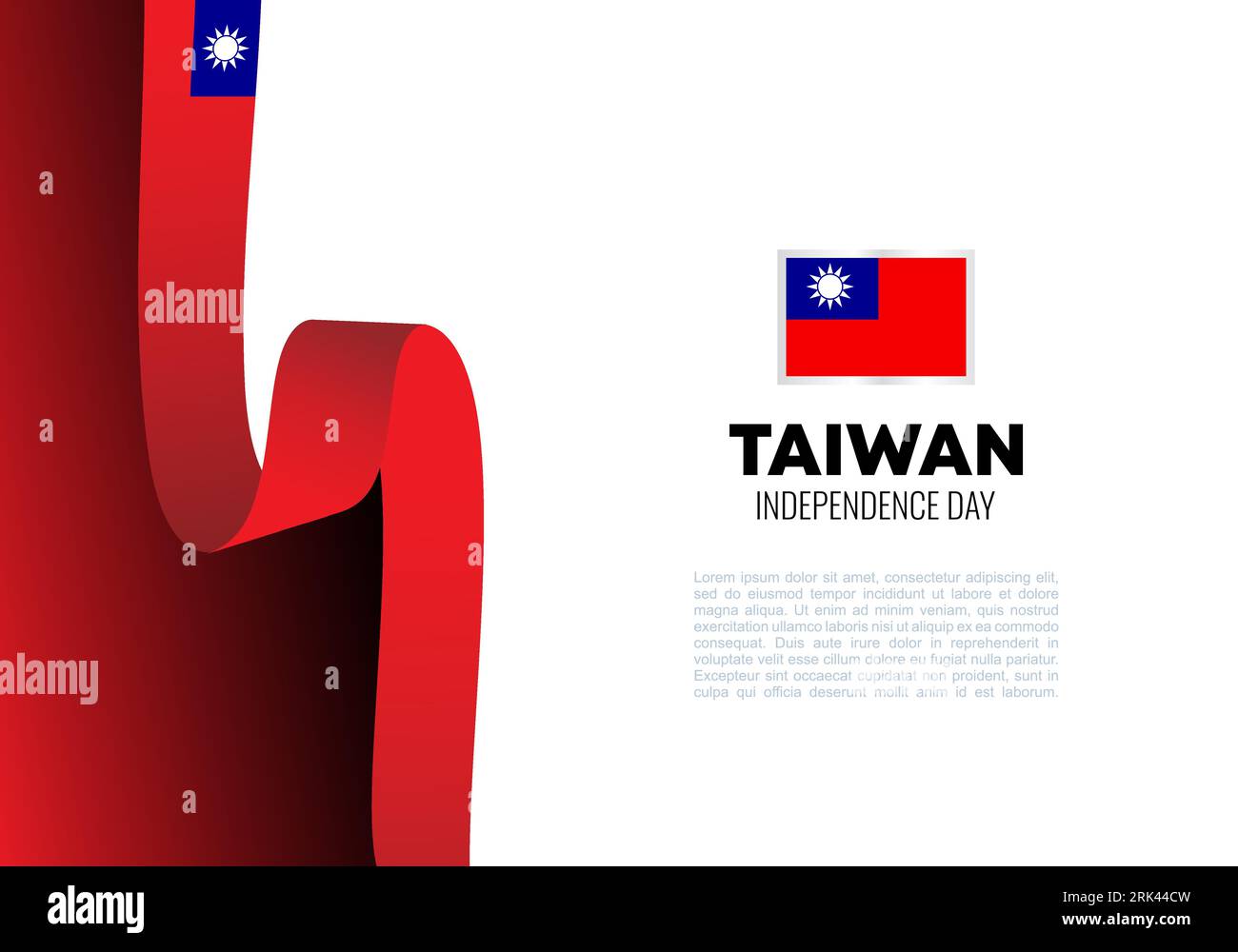 Taiwan independence day background banner poster for national ...