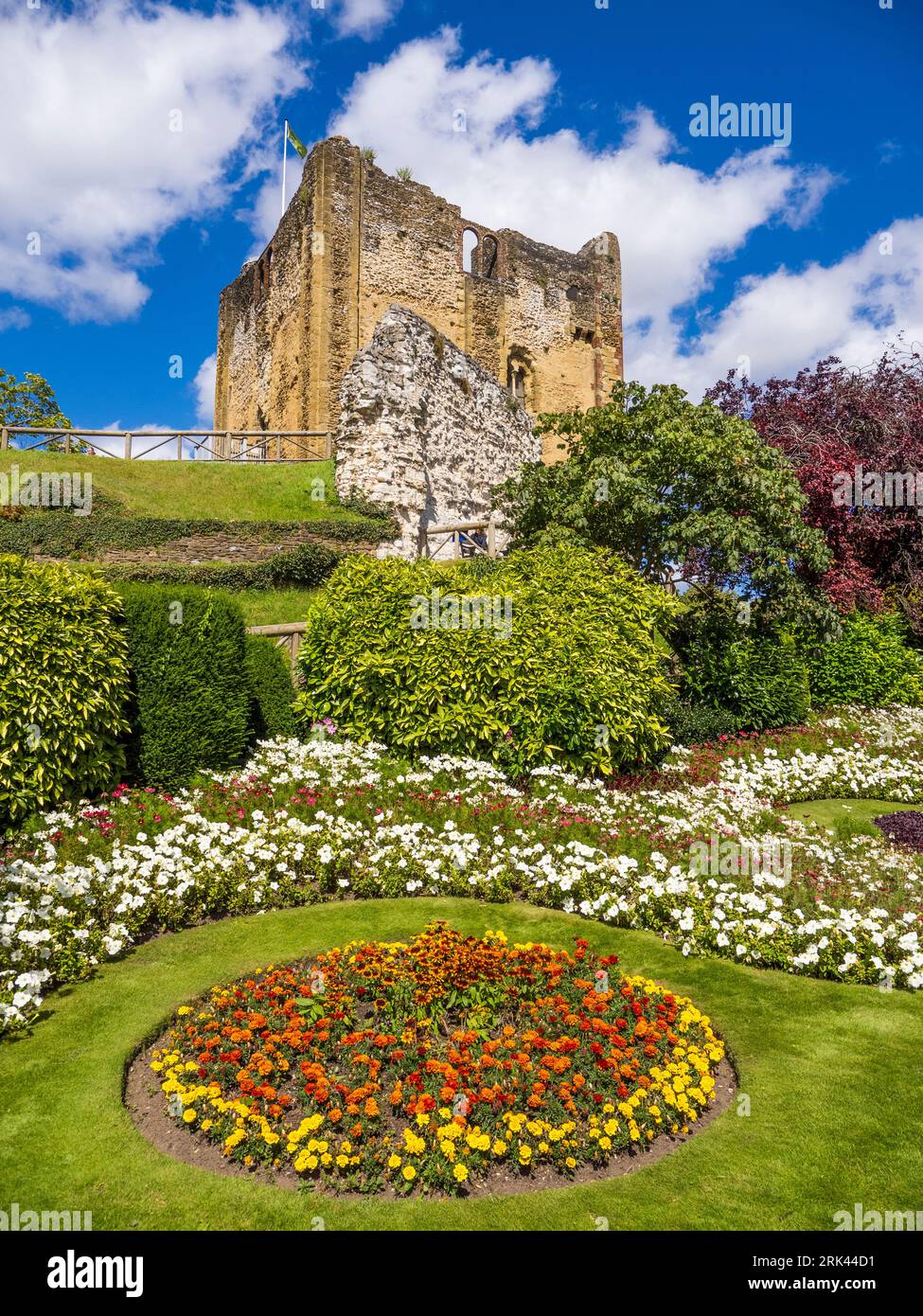 Guildford Castle, Castle Keep, Guildford, Surrey, England, UK, GB Stock ...