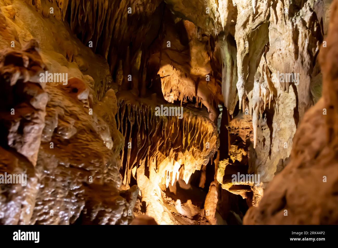 Resavska Pecina interior is a mesmerizing symphony of stalactites ...