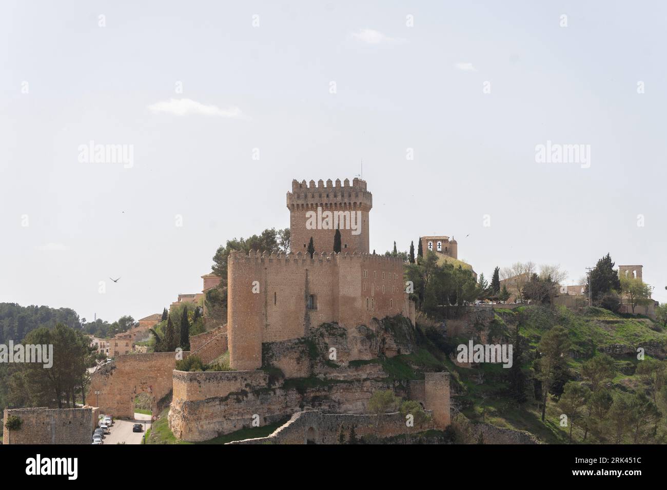Spectacular medieval castle of Arab origin.Marques de Villena Castle ...