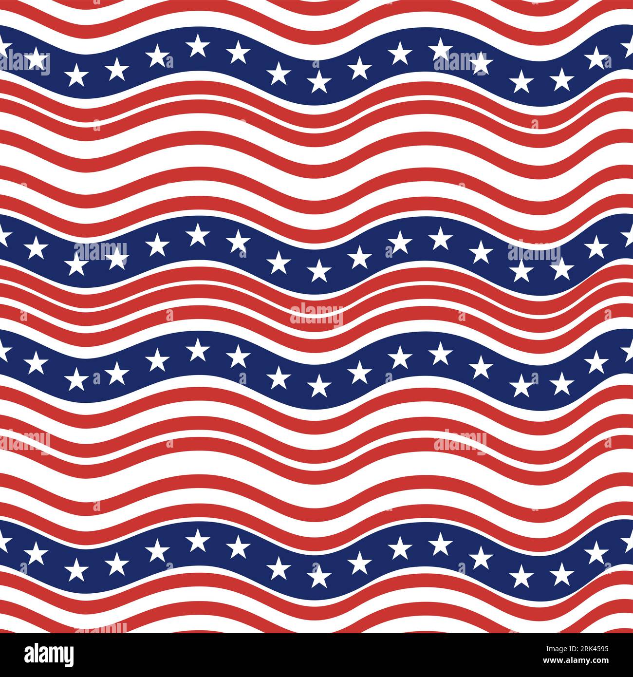 Seamless pattern of american independence day background with united ...