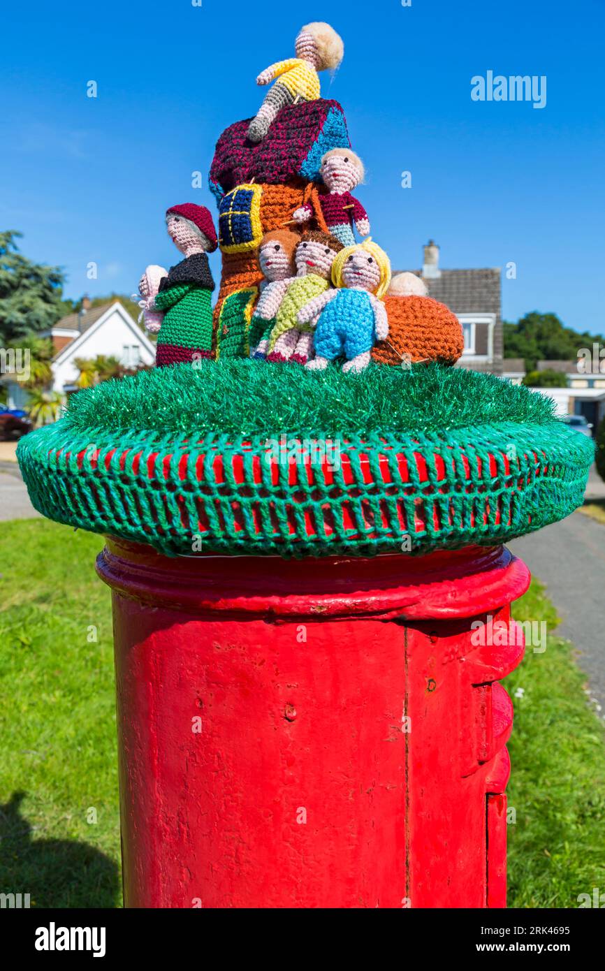 old woman who lived in a shoe postbox topper in Poole, Dorset UK - post ...