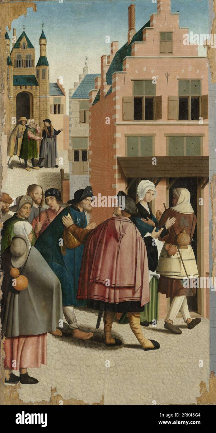 The Seven Works of Mercy 1504 by Master of Alkmaar Stock Photo - Alamy