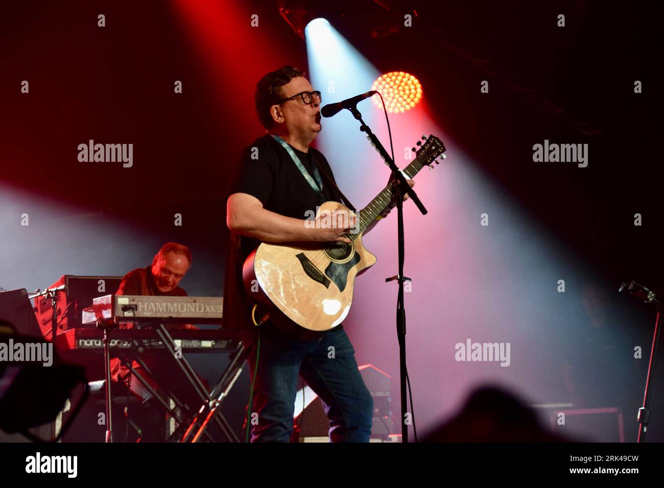 Charlie Reid of The Proclaimers live on stage at The 2023 Cambridge ...