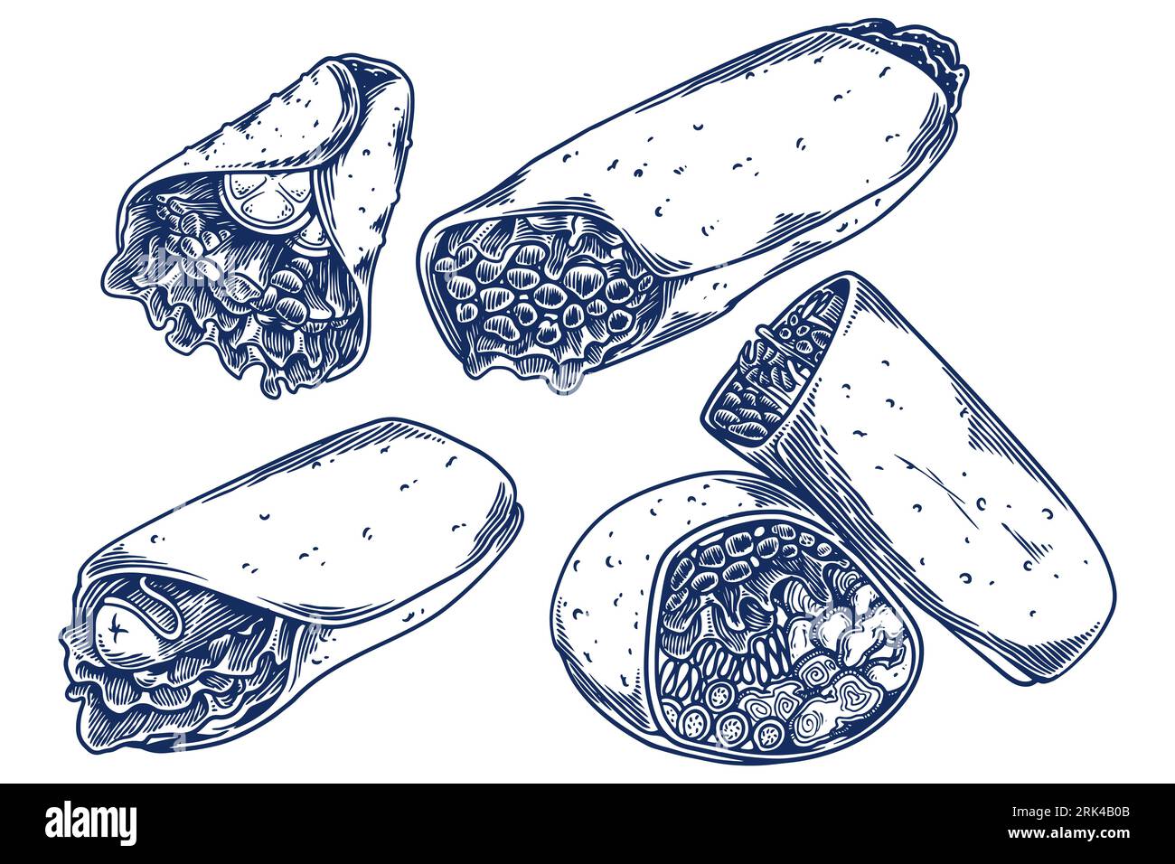 food engraving hand drawing set of kebabs isolated on white background ...