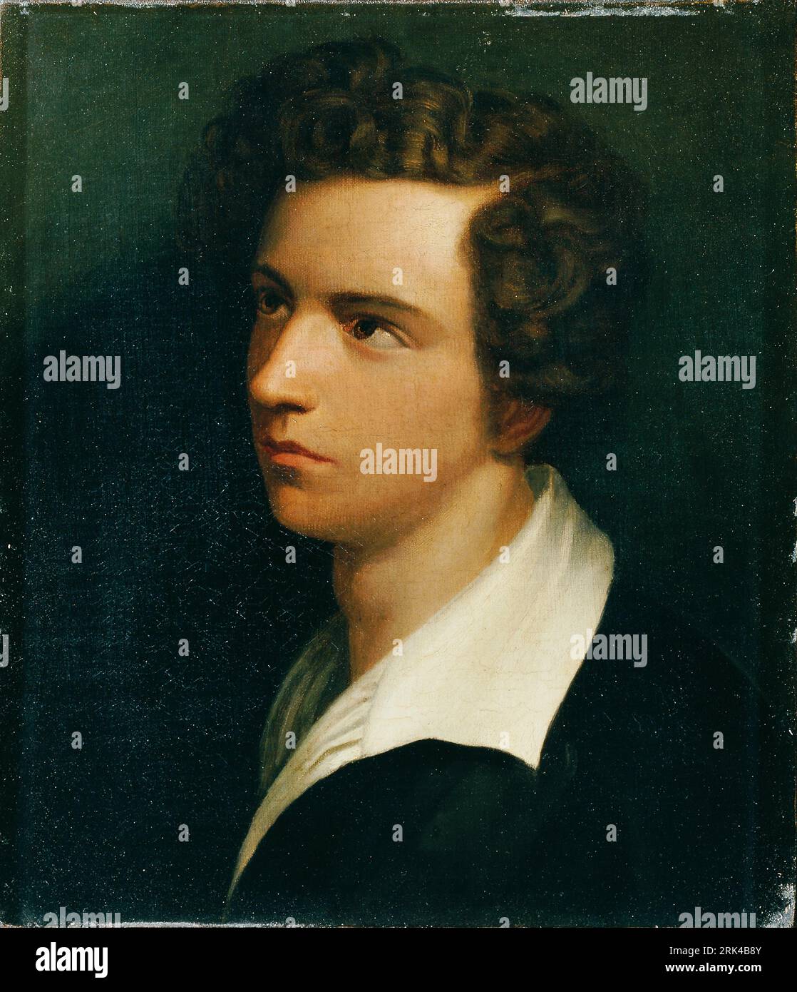 Der Maler Joseph Hasslwander circa 1835 by Carl Rahl Stock Photo - Alamy