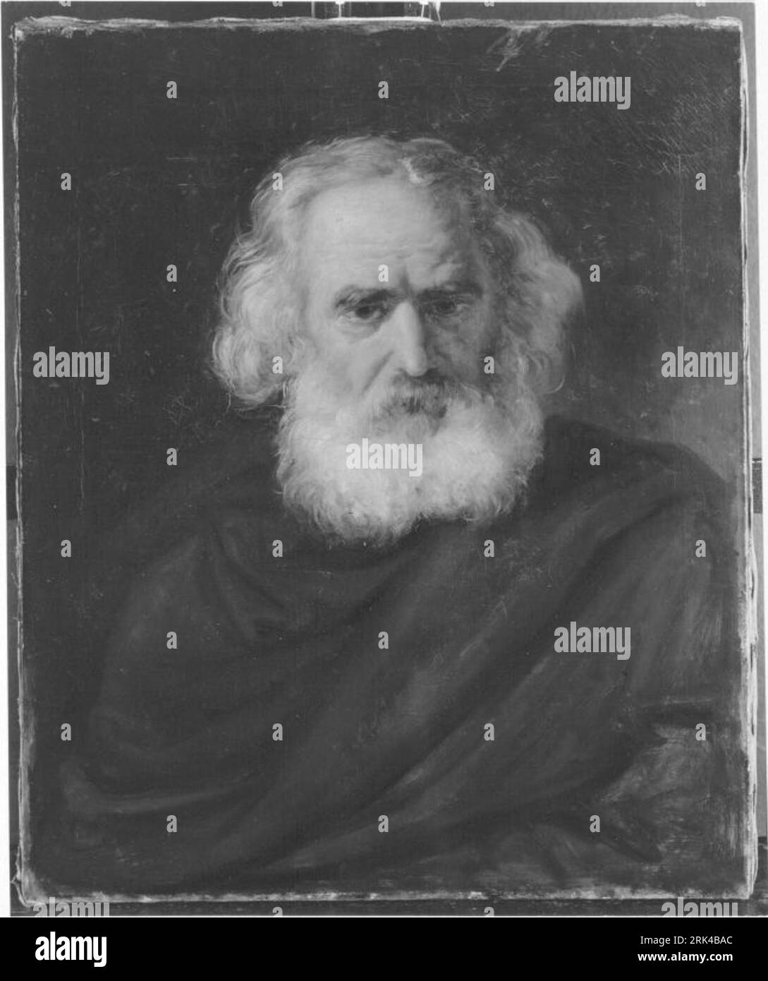 Bildnis eines alten Mannes circa 1857 by Carl Rahl Stock Photo - Alamy