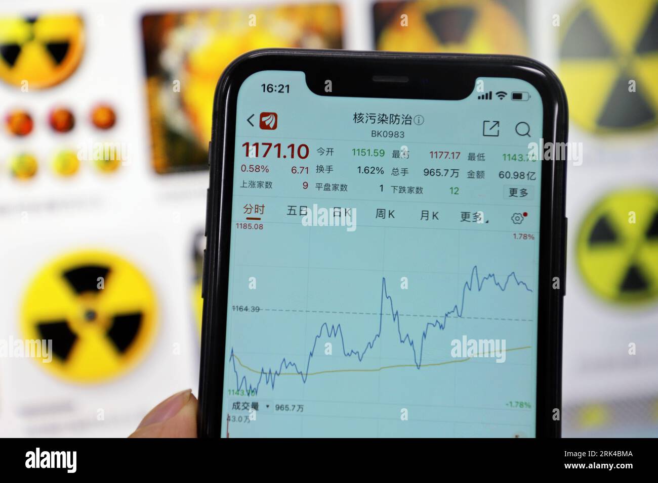 SHENZHEN, CHINA - AUGUST 24, 2023 - A nuclear pollution prevention ...