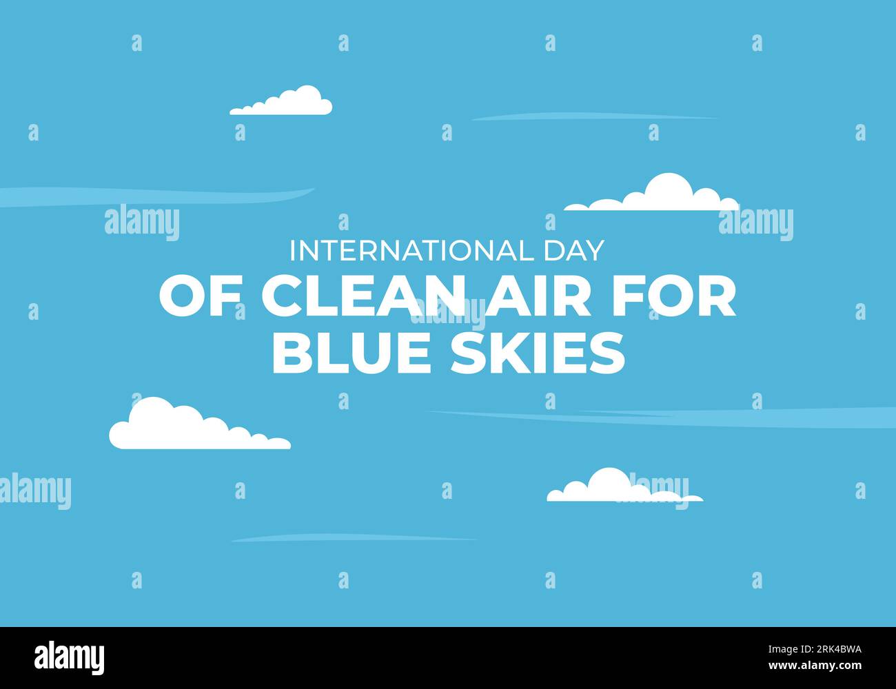 International day of clean air for blue skies Stock Vector Images - Alamy