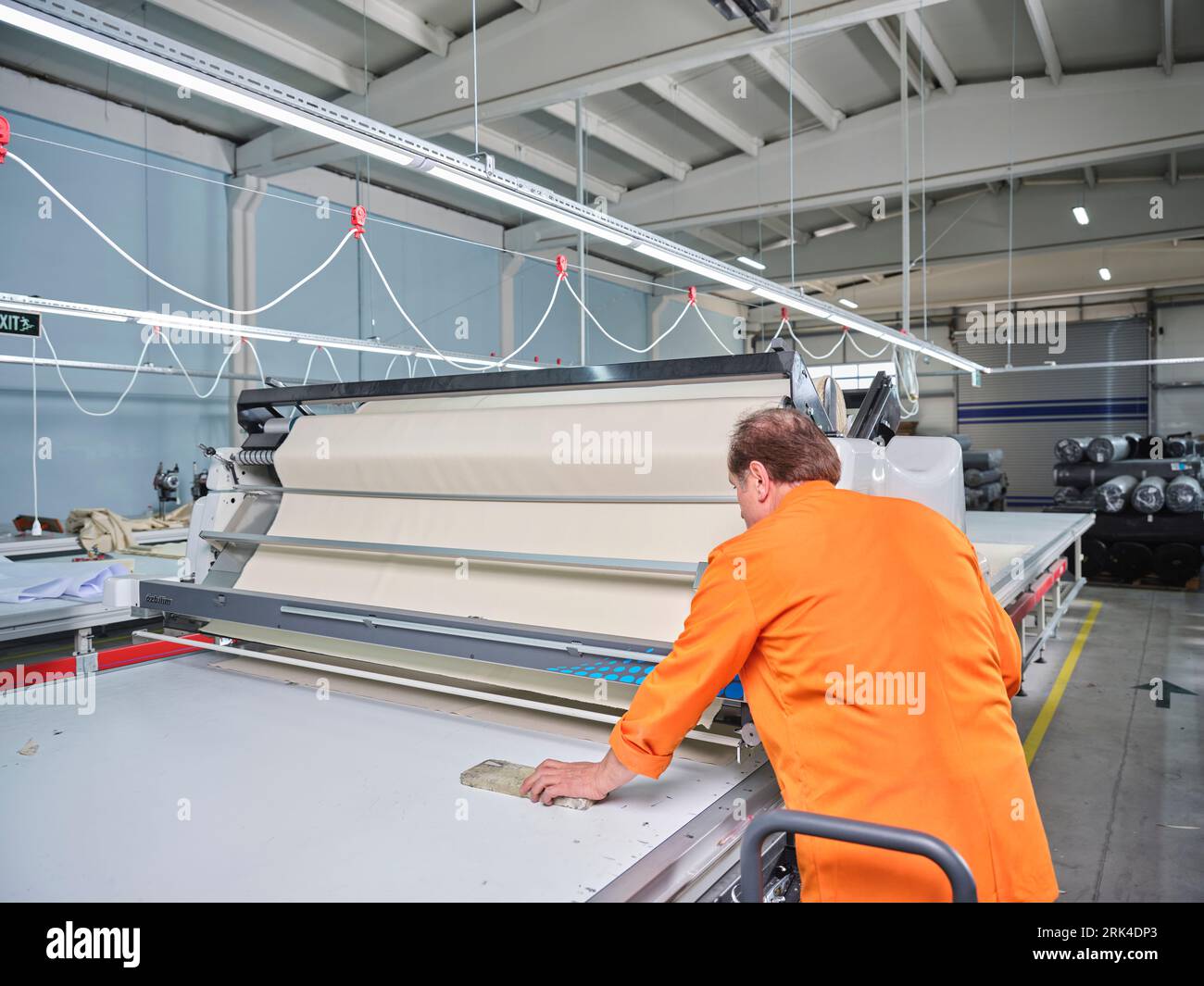 Process of denim jeans manufacturing hi-res stock photography and ...