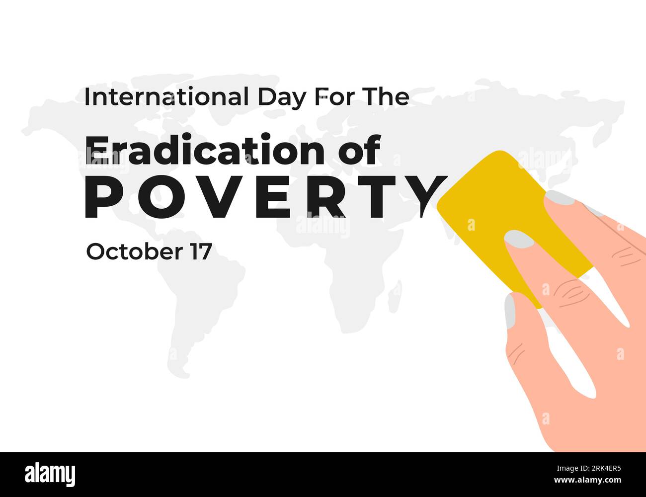 International Day For The Eradication Of Poverty Poster On October 17