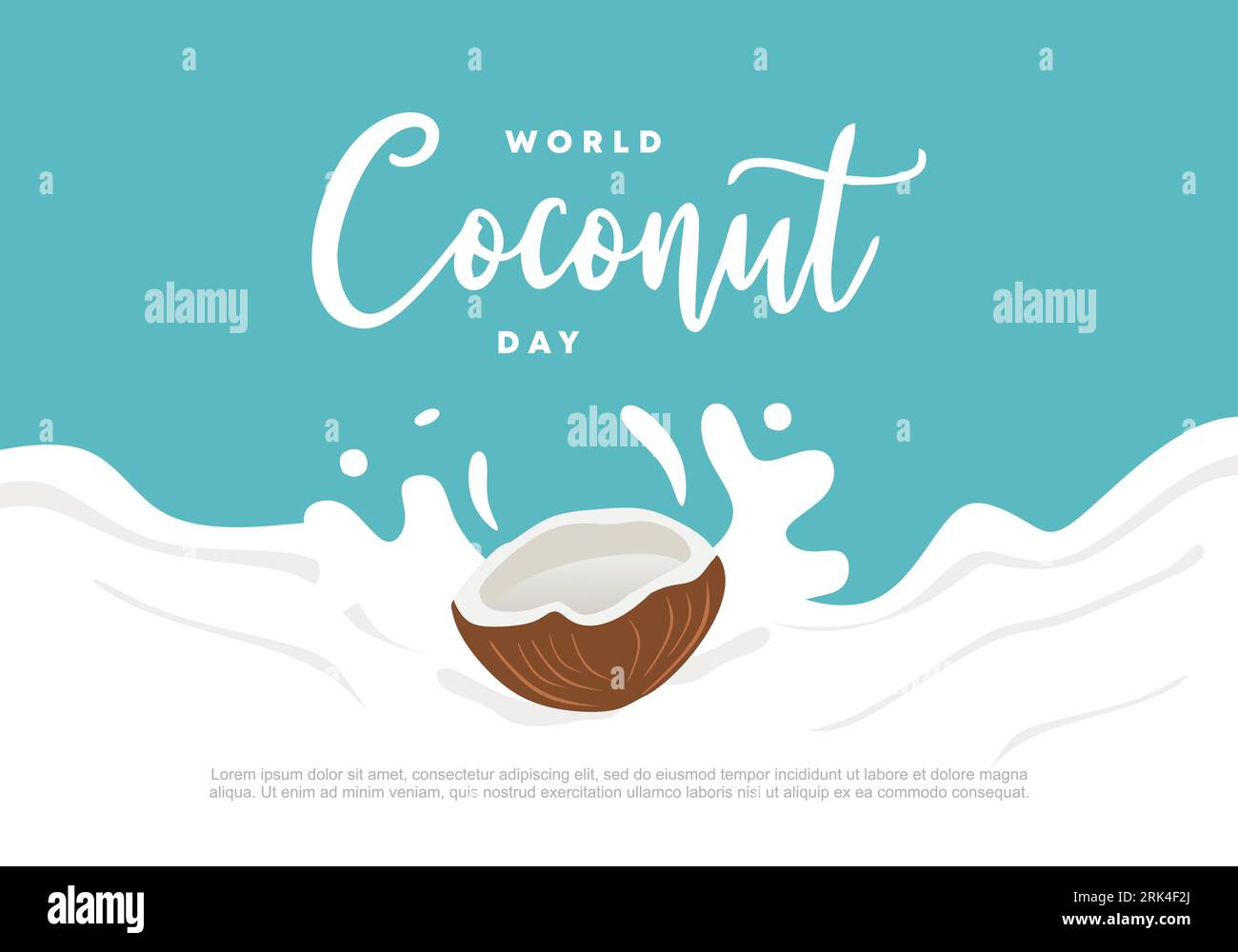 World coconut day hi-res stock photography and images - Alamy