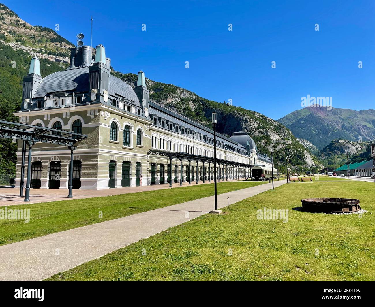 The majestic Canfranc International railway station in the Spanish ...