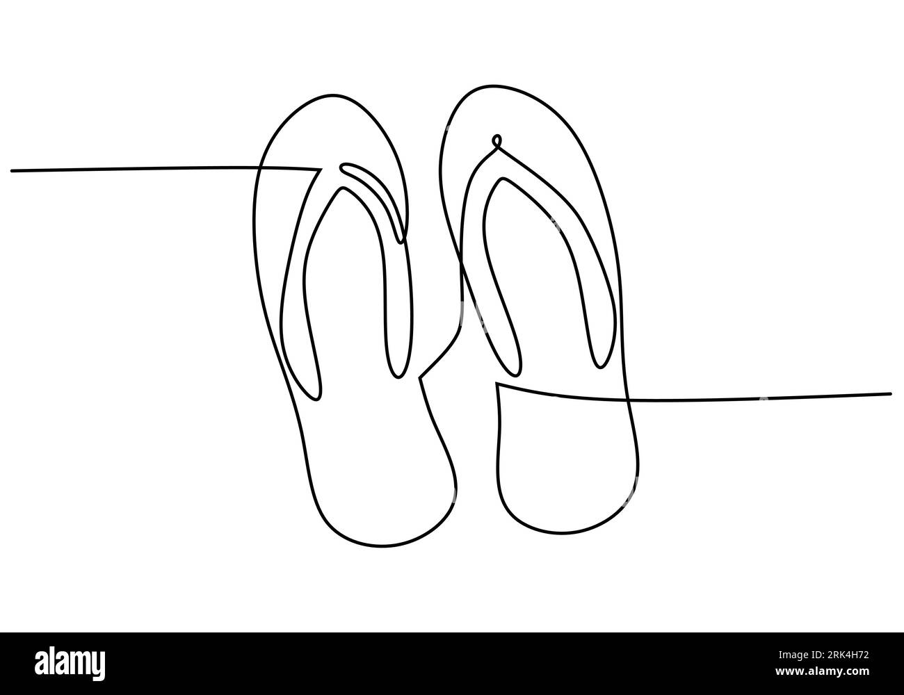 One continuous single line of with isolated on white background Stock ...