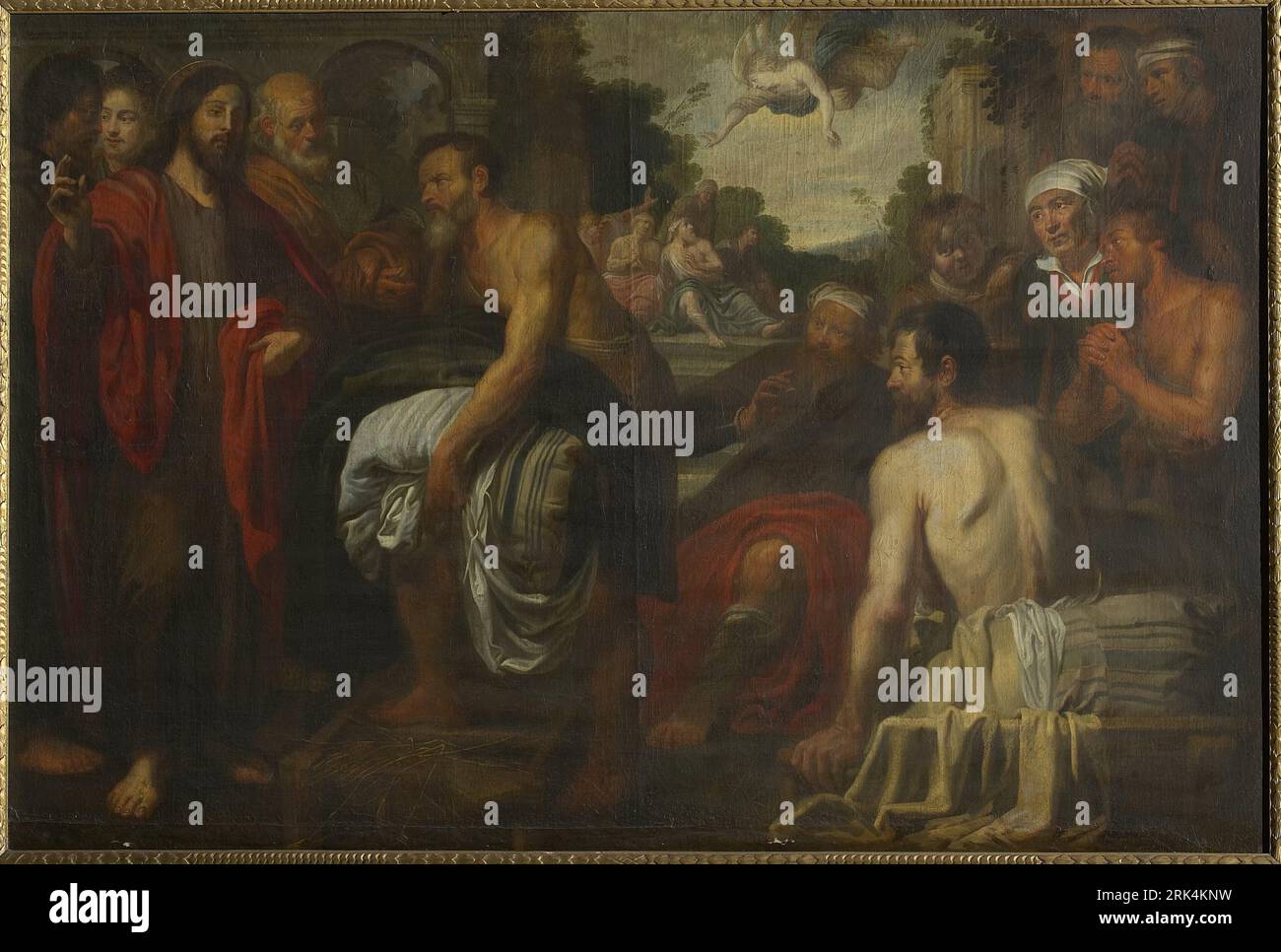 Christ healing the lame at the pool of Bethesda between 1601 and 1650 ...