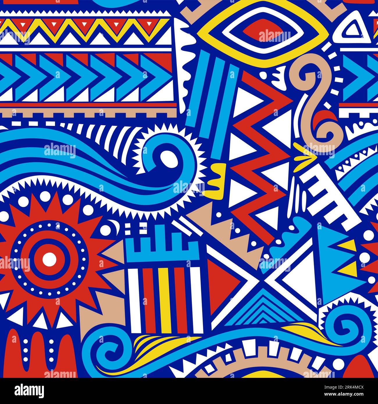 Batik textile africa Stock Vector Images - Alamy