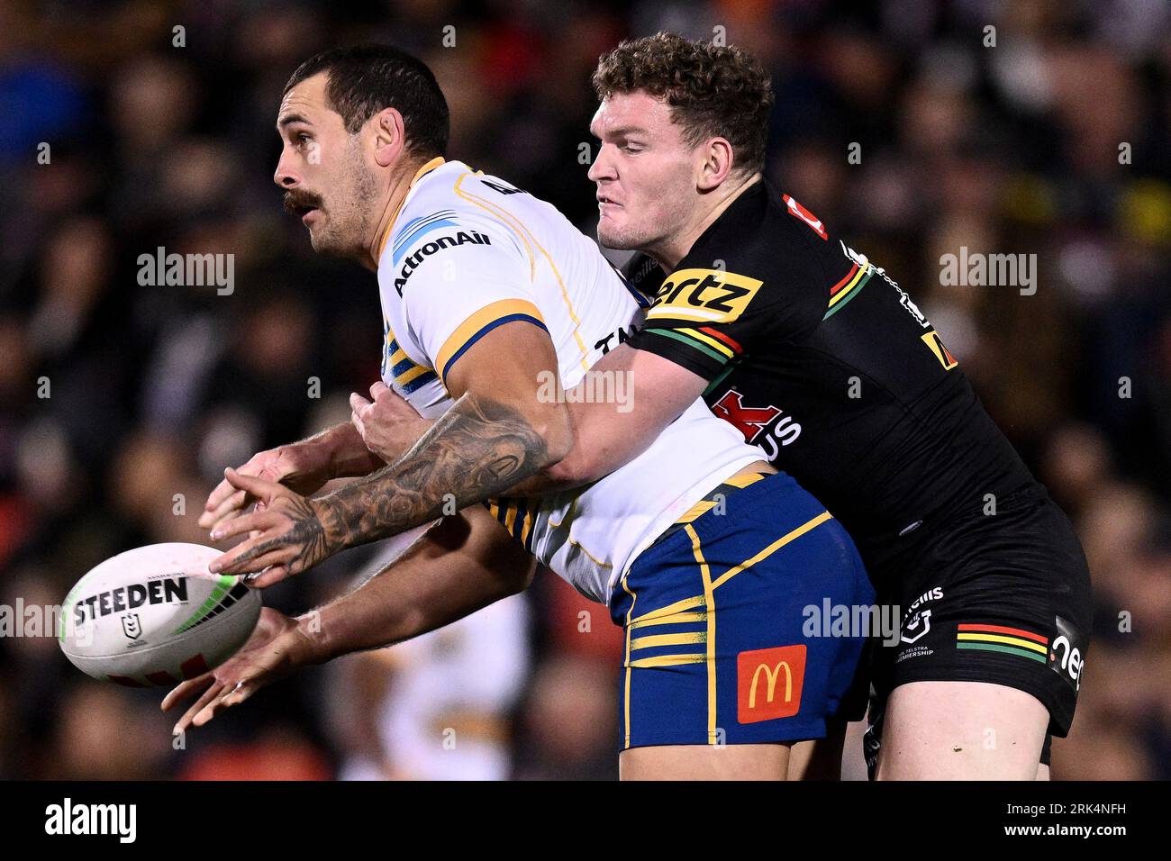 Sydney, Australia. 24th Aug, 2023. Reagan Campbell-Gillard of the Eels ...