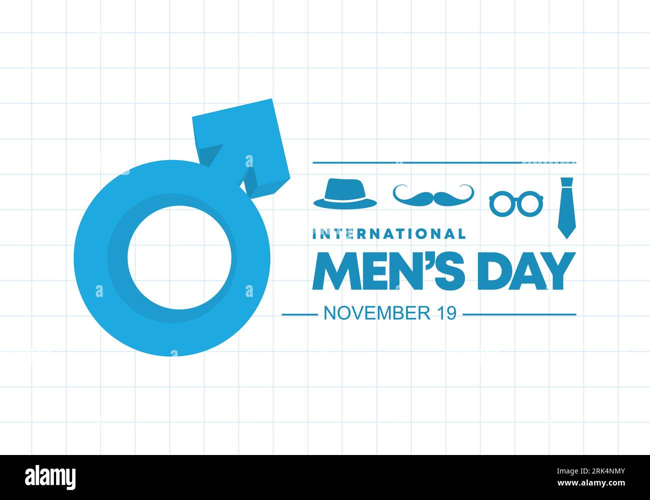 International men day celebrated on november 19 Stock Vector Image ...