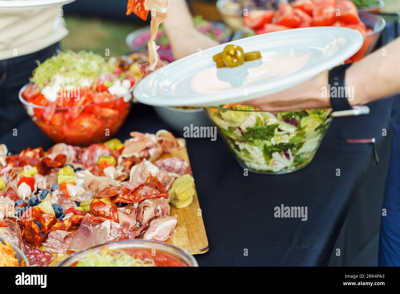 Man buffet hi-res stock photography and images - Alamy