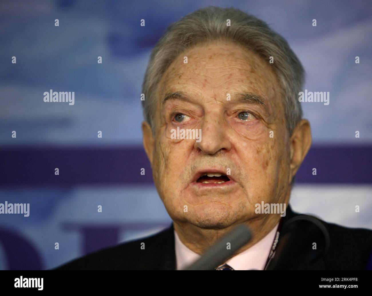 Financier george soros united nations hi-res stock photography and ...