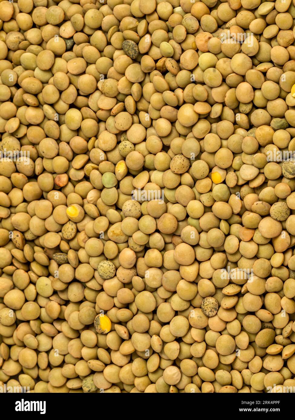 A vertical closeup of a stack of lentils Stock Photo - Alamy