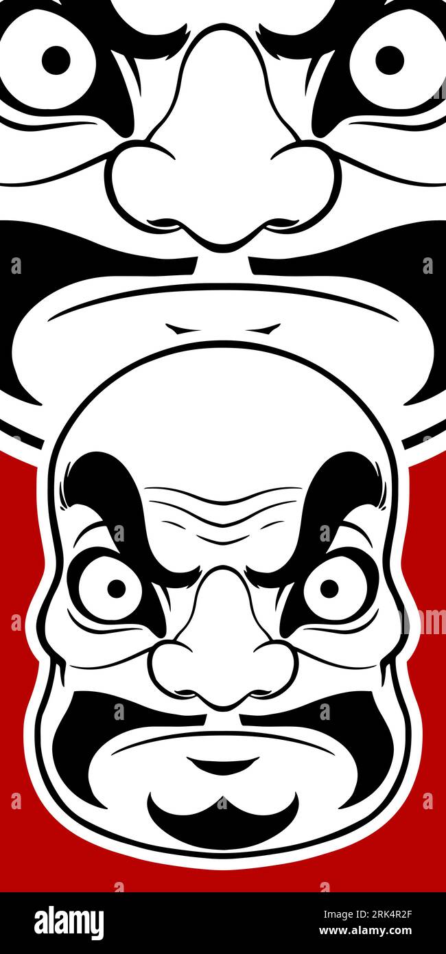 Devil mask icon on Stock Vector Images - Alamy