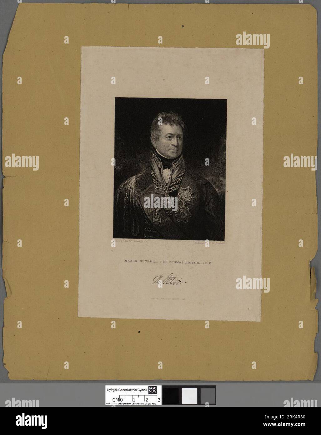 Major General, Sir Thomas Picton, G.C.B 1840 by Peltro William Tomkins ...