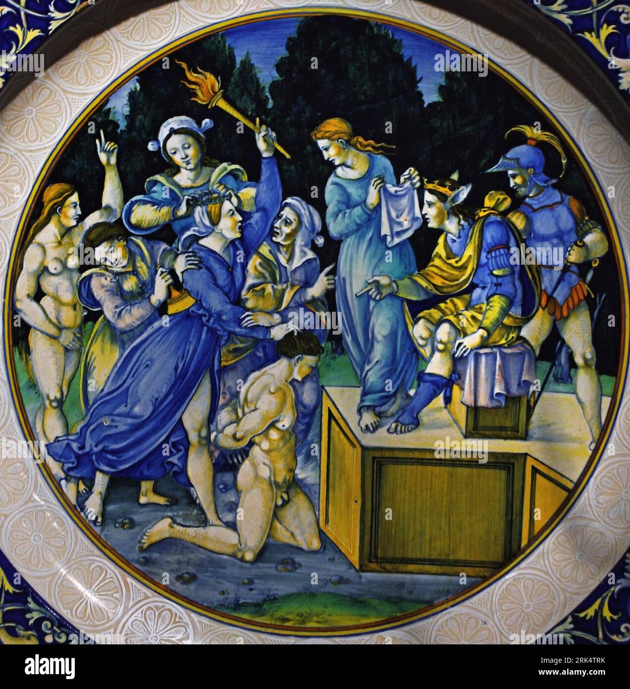 Christian ceramic earthenware, Majolica Spain 14th-16th century ...