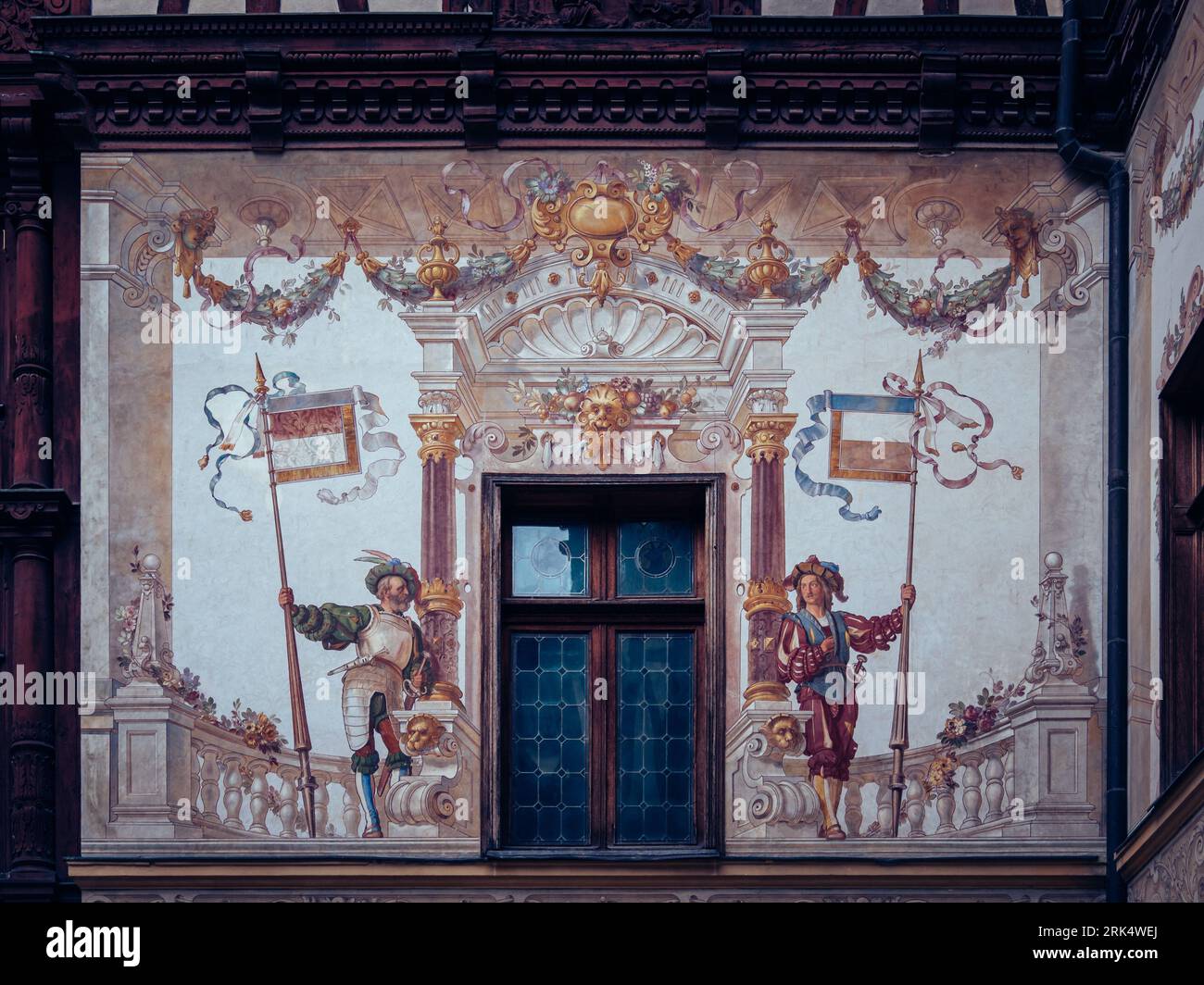 An ornately decorated building featuring detailed carvings on the ...