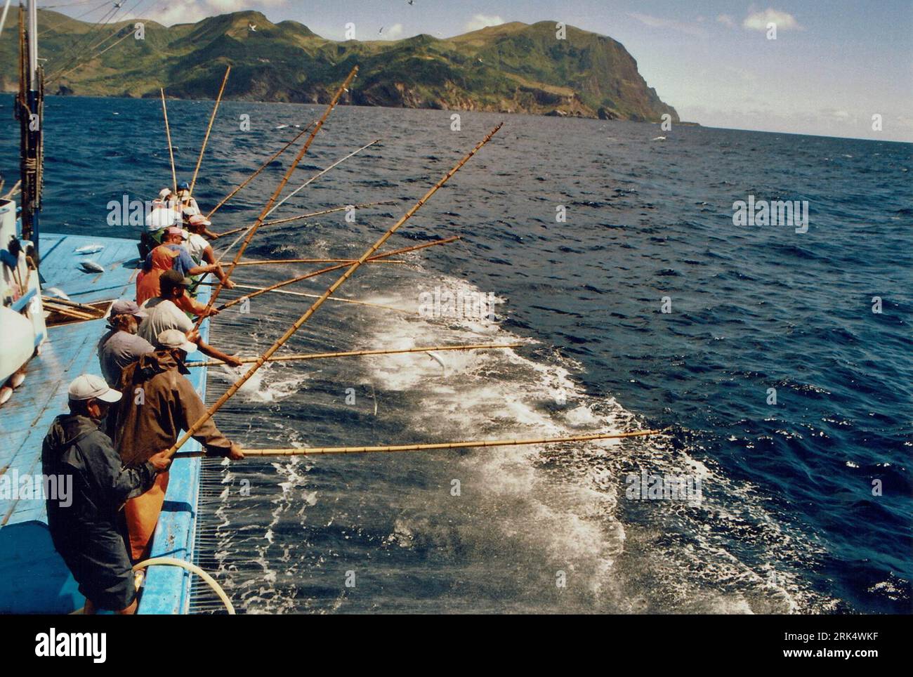 Pole and line tuna fisheries in the Azores islands, Portugal Stock ...