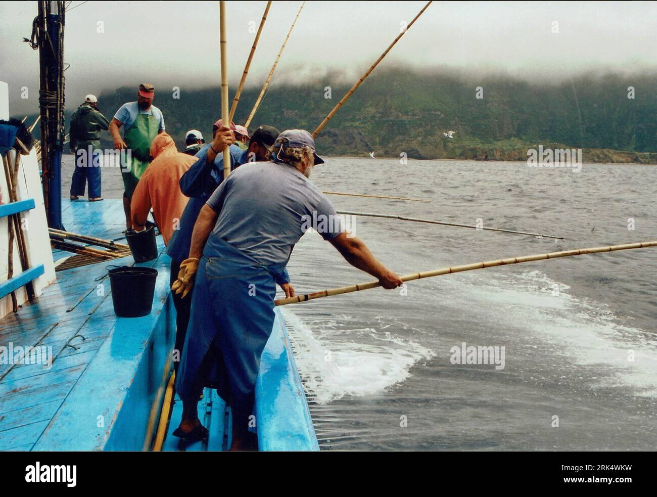 Pole and line tuna fisheries in the Azores islands, Portugal Stock ...