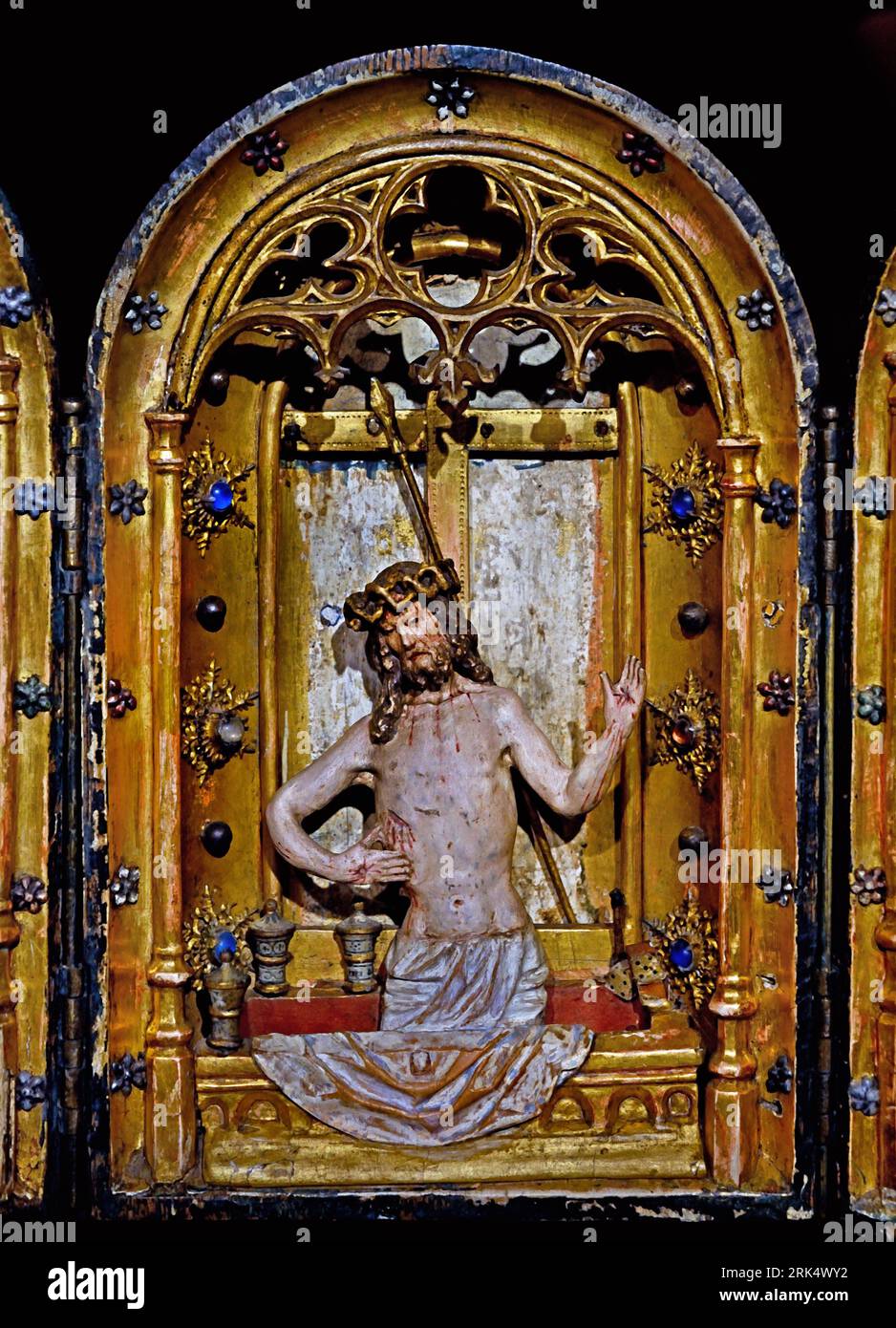 The Crucifixion circle of the master of Figdor Deposition Haarlem Amsterdam Dutch The ...