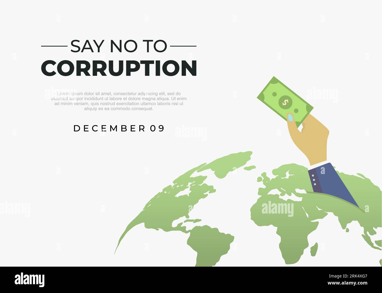 International anti corruption day celebrated on december 9 Stock Vector Image & Art - Alamy