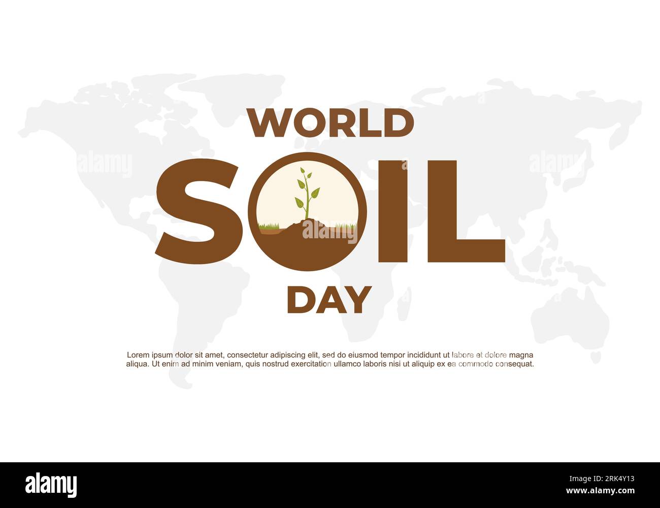 World soil day background celebrated on december 5 Stock Vector Image ...