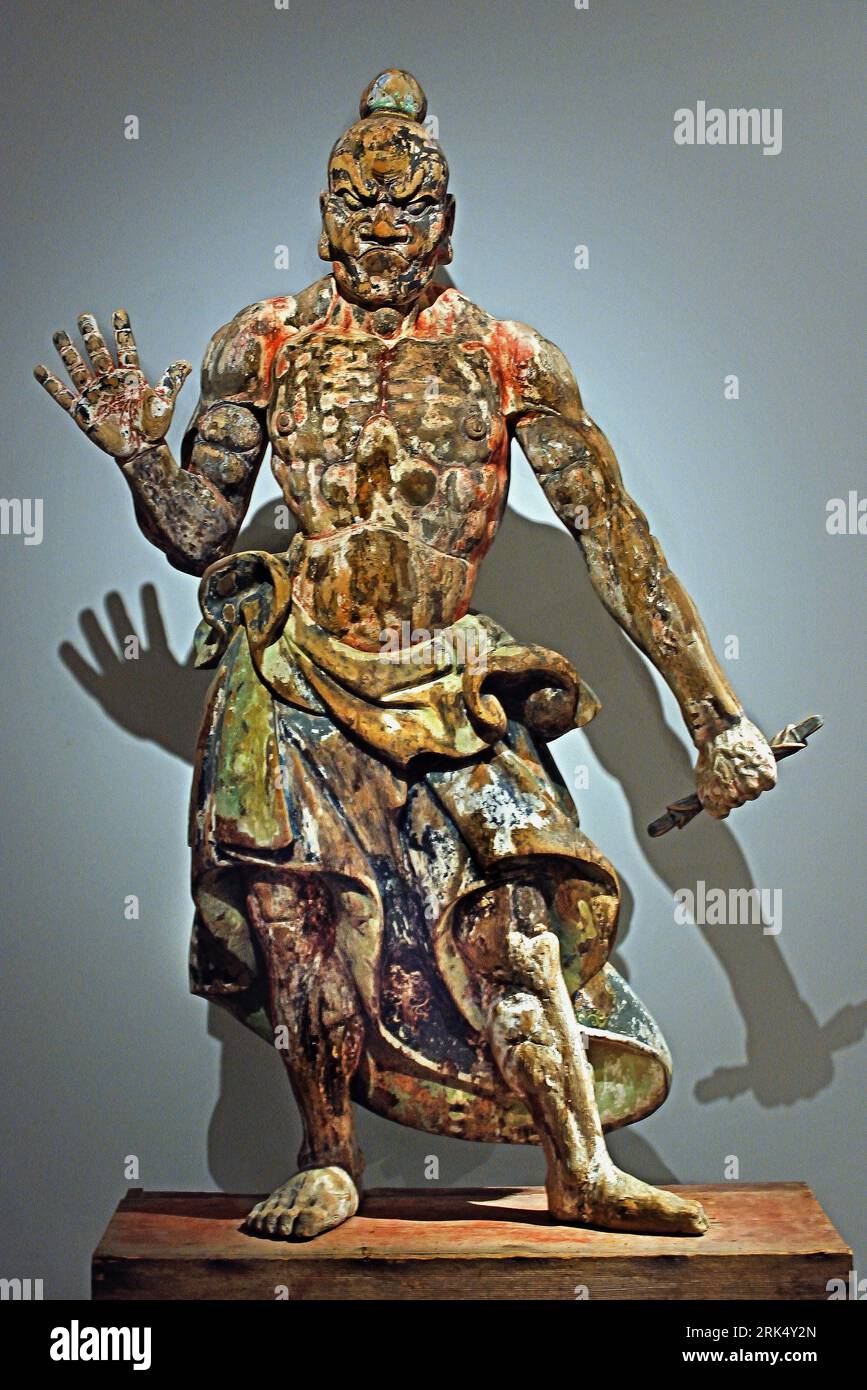Temple Guardian 14th century Japan Japanese Museum ( placed at the ...