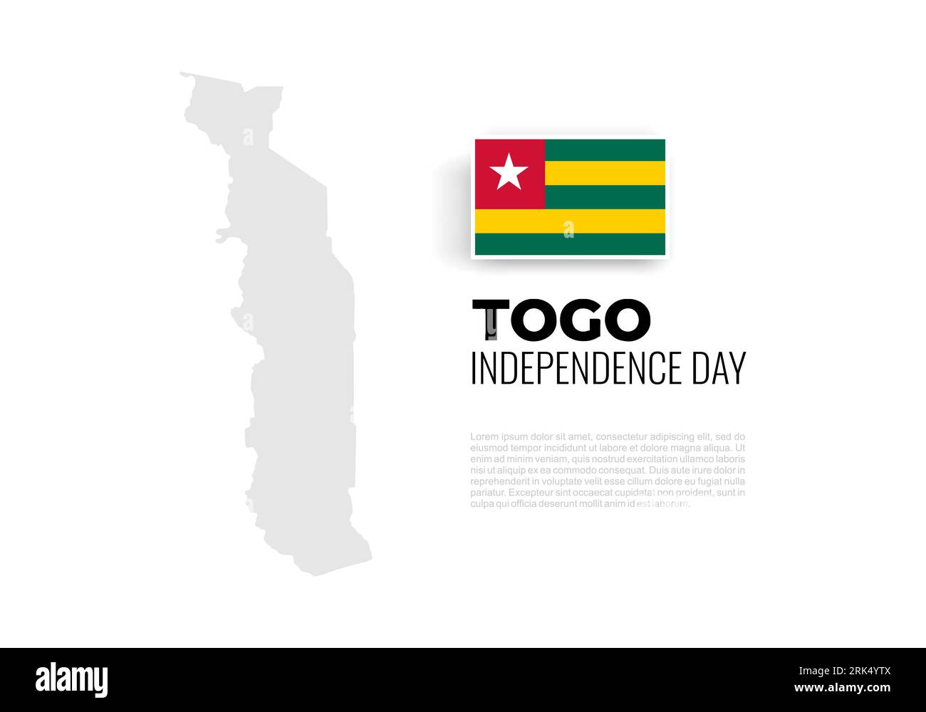 Togo independence day background celebrated on Stock Vector Image & Art ...