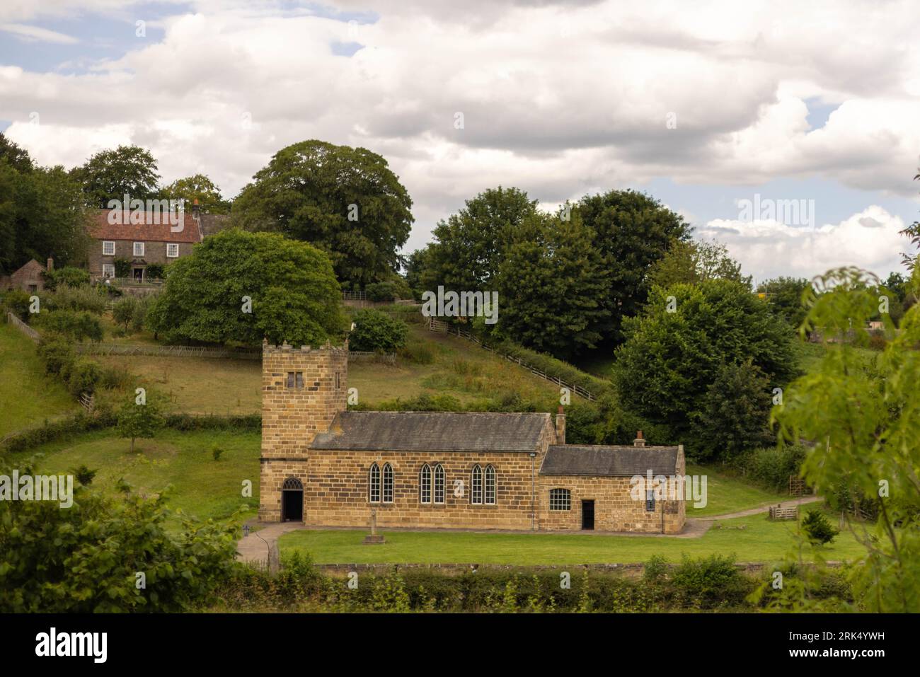A beautiful exterior image of St Helen's Church, a traditional English ...