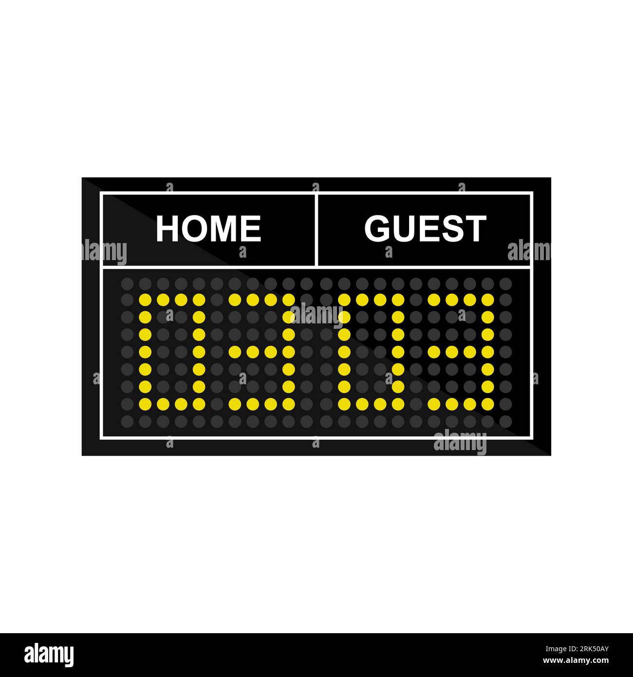 Soccer football with digital clocks elements with isolated on white ...