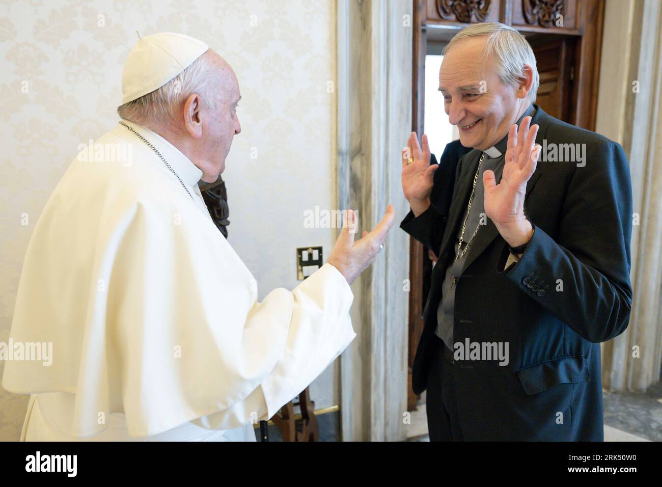 Matteo maria zuppi president of the italian episcopal conference hi-res ...