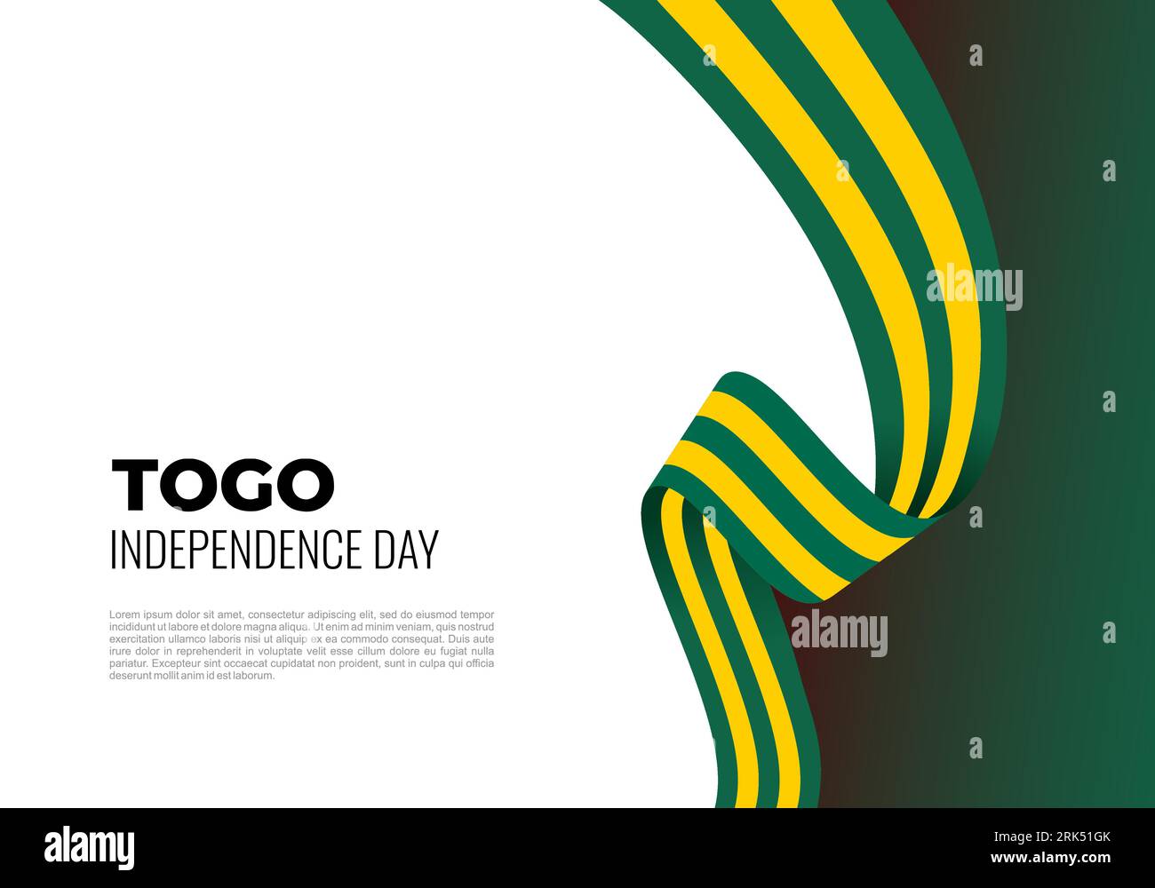 Togo independence day background celebrated on Stock Vector Image & Art ...