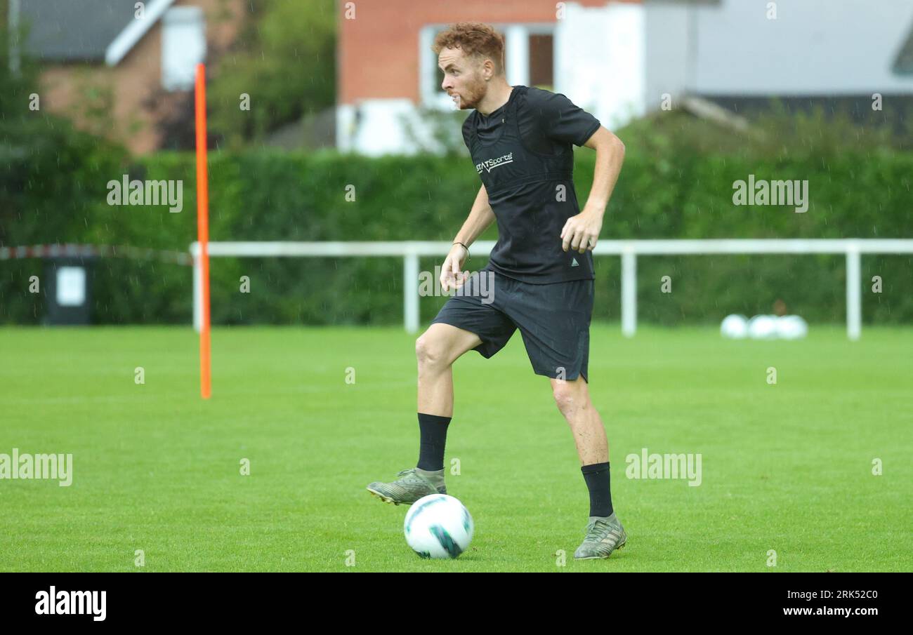Charleroi, Belgium. 24th Aug, 2023. Charleroi's Adrien Trebel pictured ...
